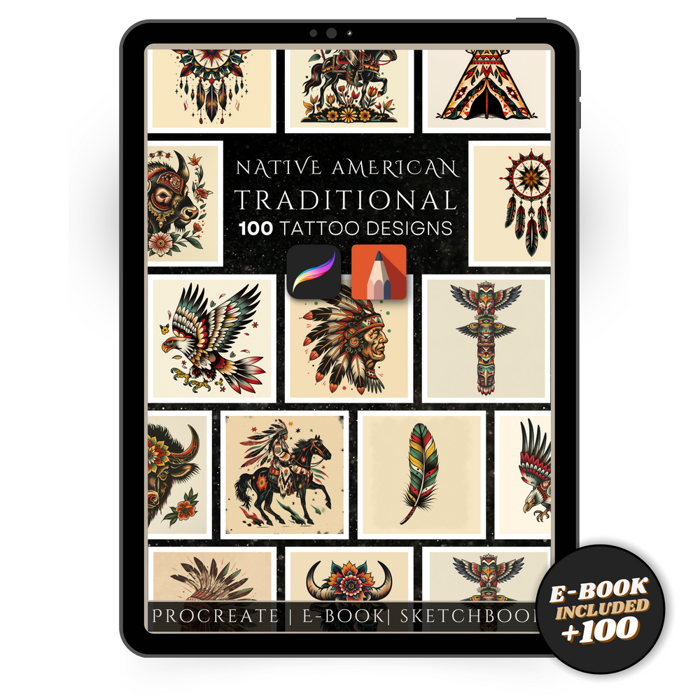 "Traditional Native American" – Bold Tattoo Designs Inspired by Native