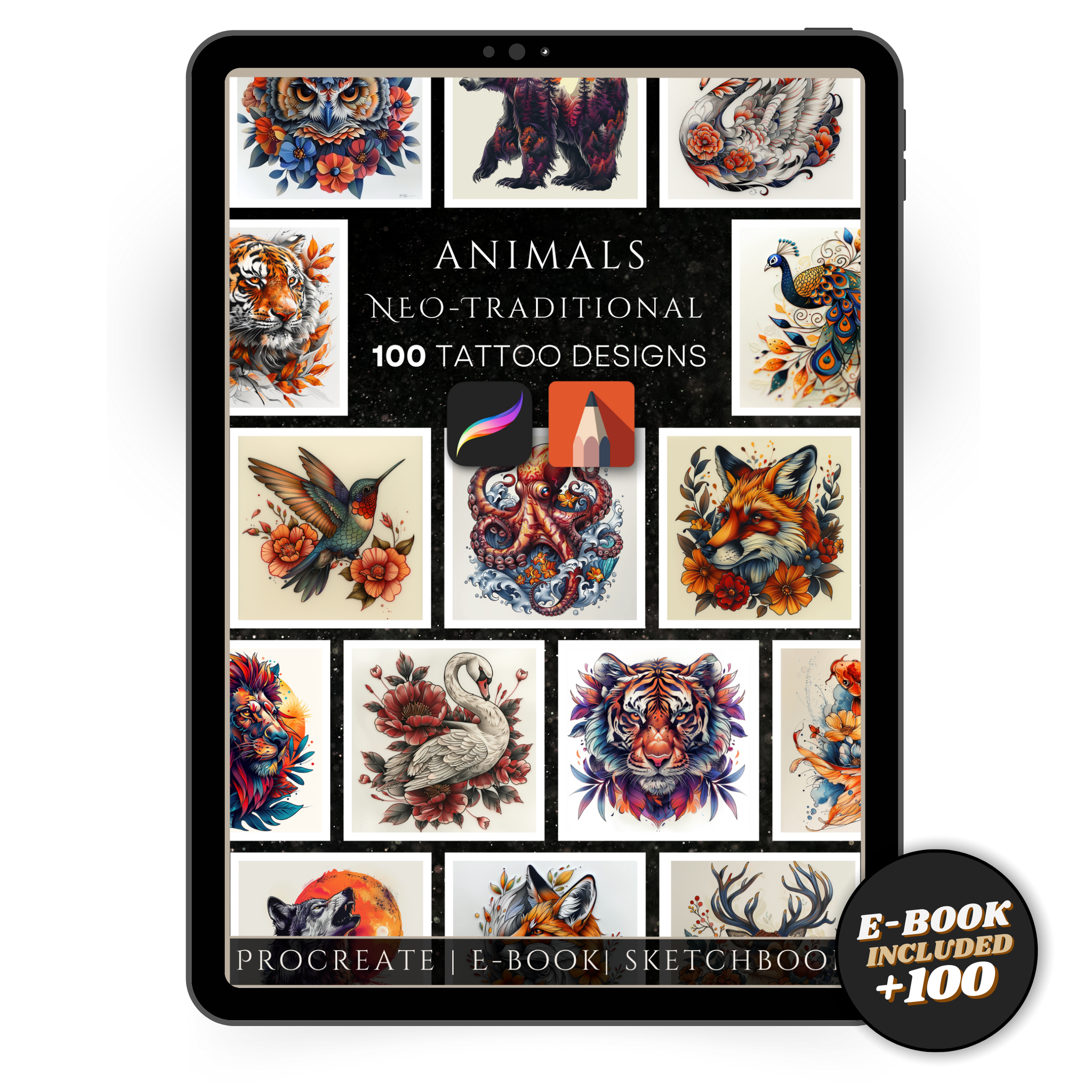 "Neo-Traditional Animals" – Bold Tattoo Designs with a Classic & Moder